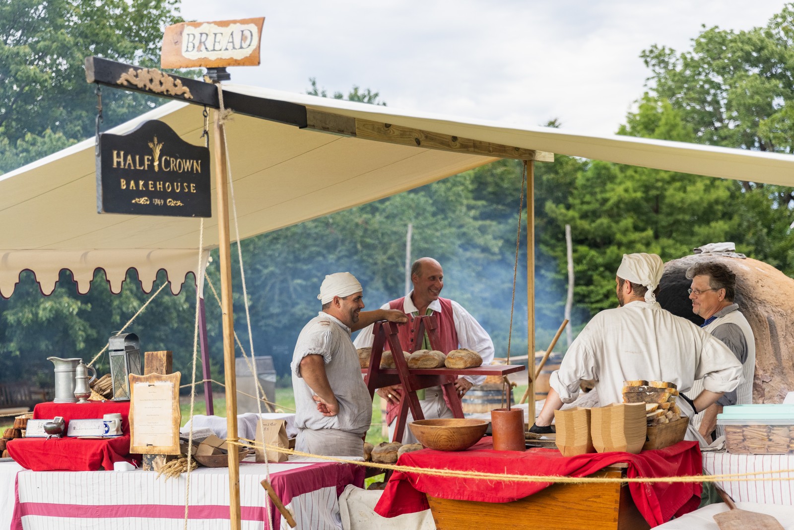 Fresh Bread from Half Crown Bakehouse · George Washington's Mount Vernon