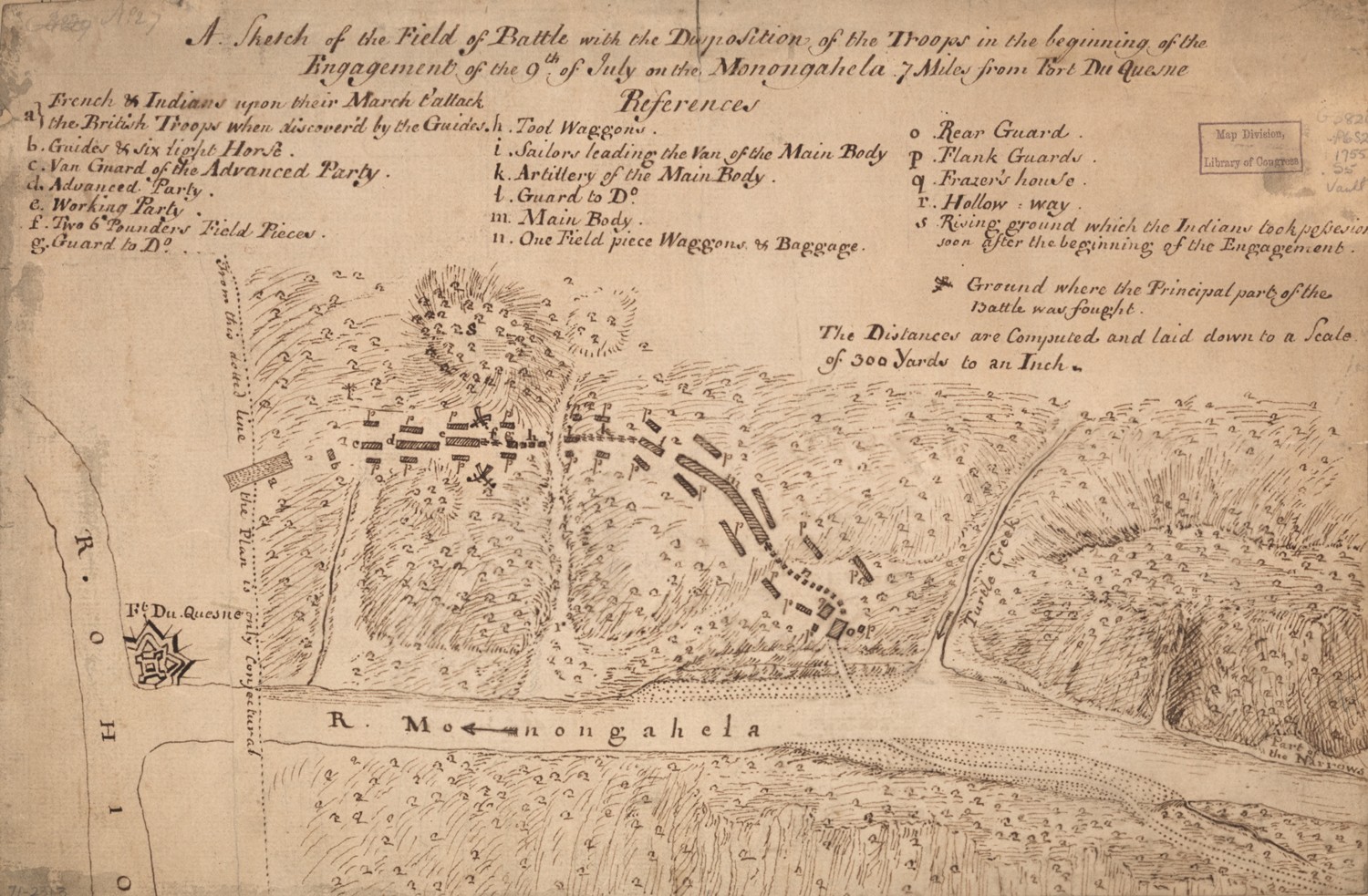 Battle of the Monongahela 1755 · George Washington's Mount Vernon