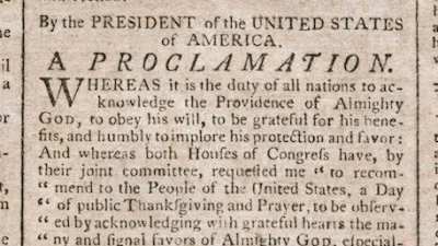 Thanksgiving Proclamation of 1789 | George Washington's Mount Vernon
