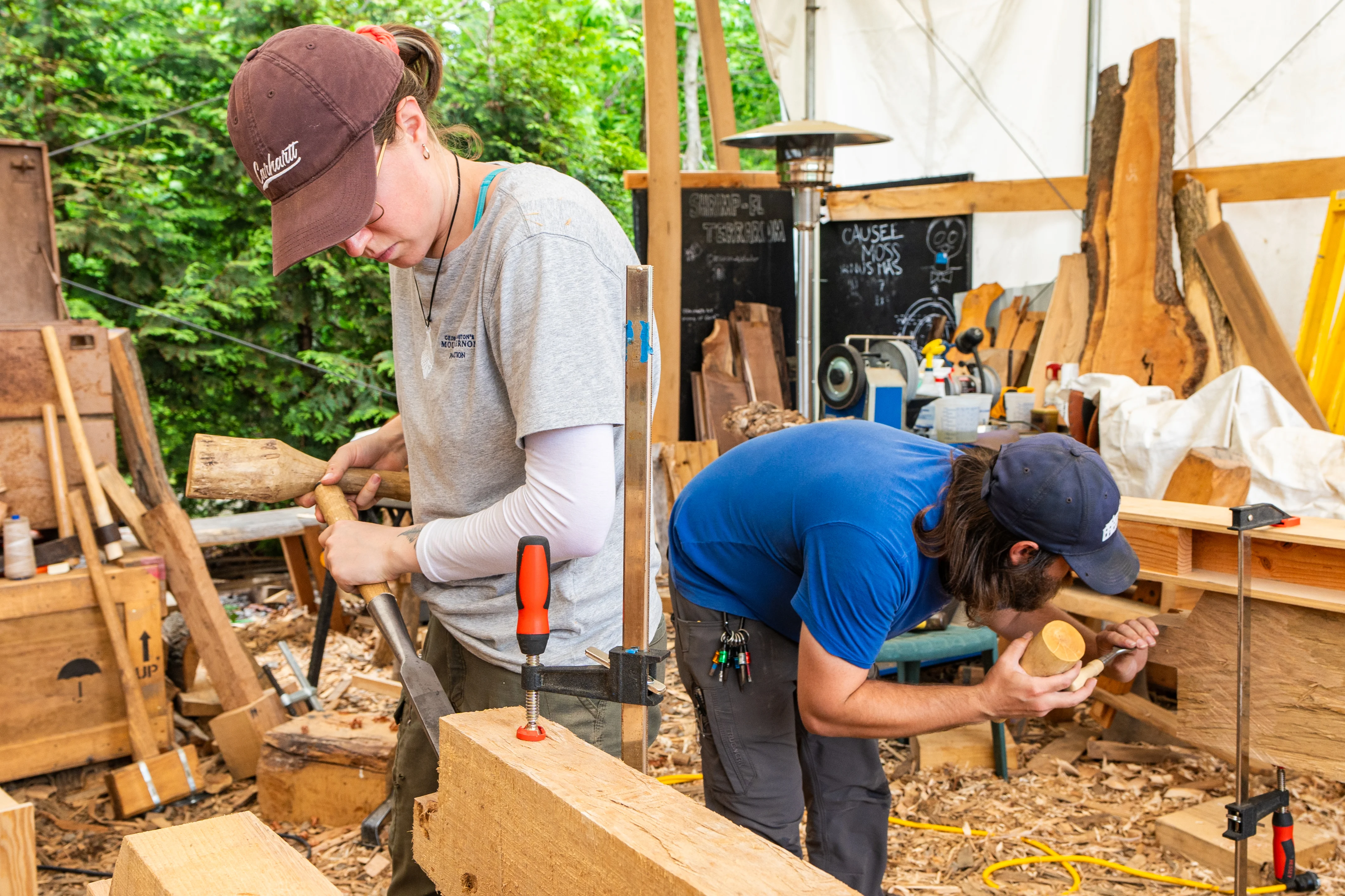 Carpenters Craft New Framing Members | George Washington's Mount Vernon